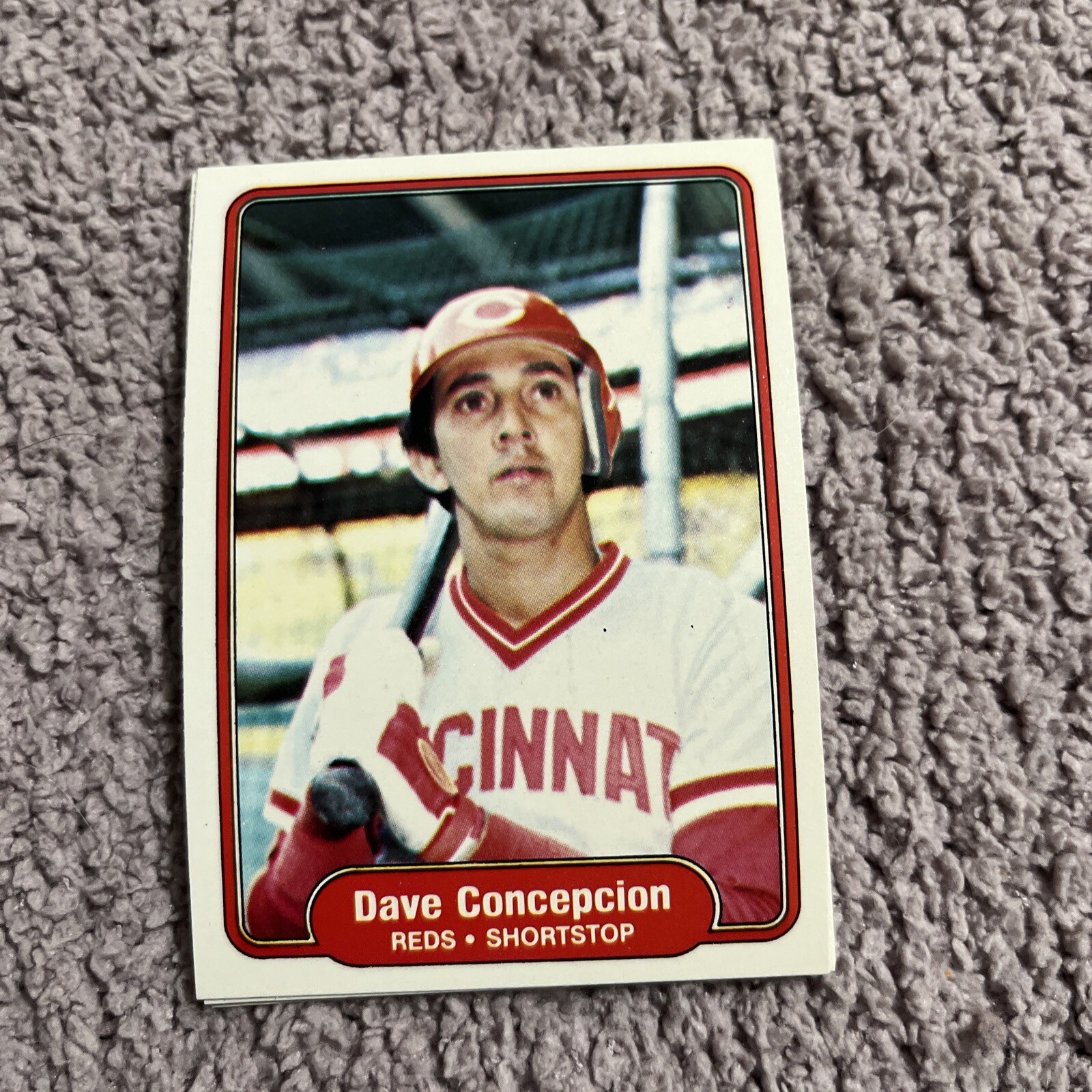 1982 Fleer #63 Dave Concepcion Cincinnati Reds | eBay