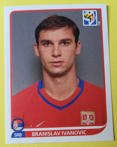 Panini Fußball WM 2010 Sticker Nr. 300 Branislav Ivanovic Serbien ...