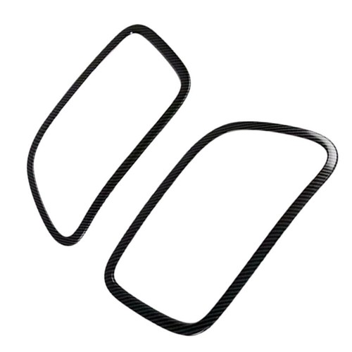 Carbon Fiber Front Headlight Lamp Frame Cover Trim For Hyundai Venue ...