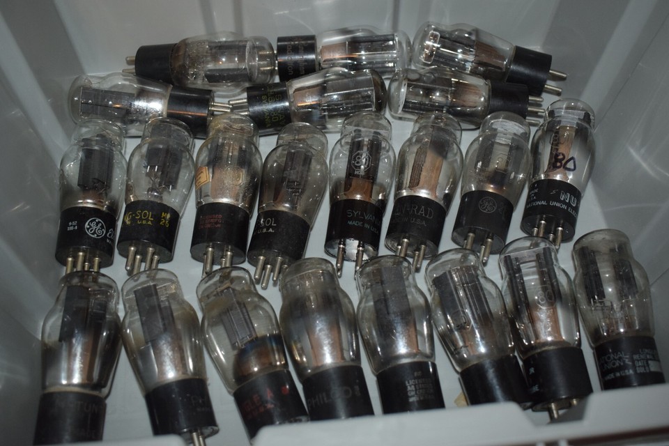 (QTY 1) ANTIQUE TYPE 80 RECTIFIER TUBE -VINTAGE BRANDS-GE SYLVANIA RCA ...