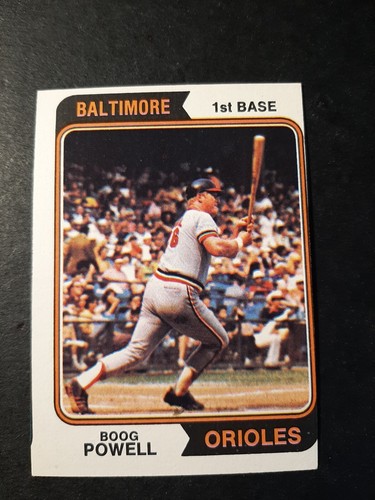 1974 Topps Baseball Boog Powell #460 Baltimore Orioles | eBay