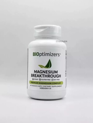 Bioptimizers Magnesium Breakthrough All 7 Essential Forms (60 Capsules ...