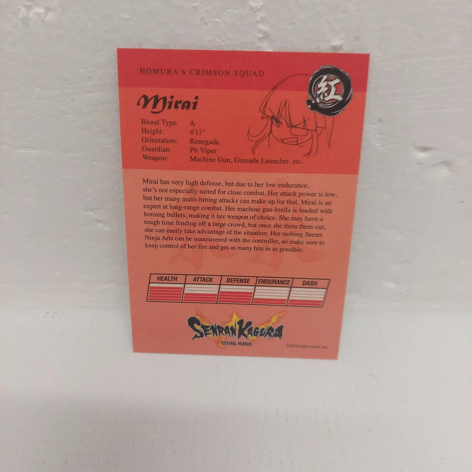 Senran Kagura Estival Versus Mirai Card | eBay