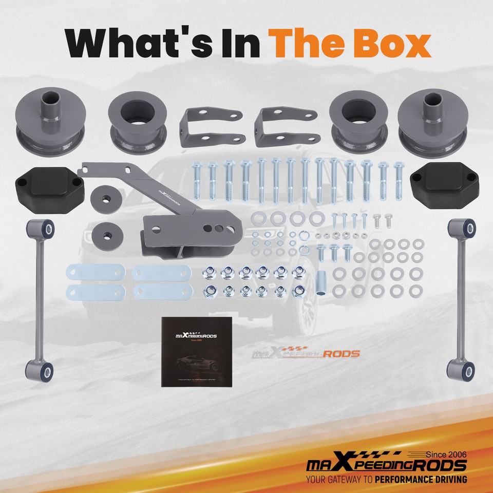 Front 2.5" Rear 2" Lift Kit Brackets For Jeep Wrangler JK 2007-18 ...