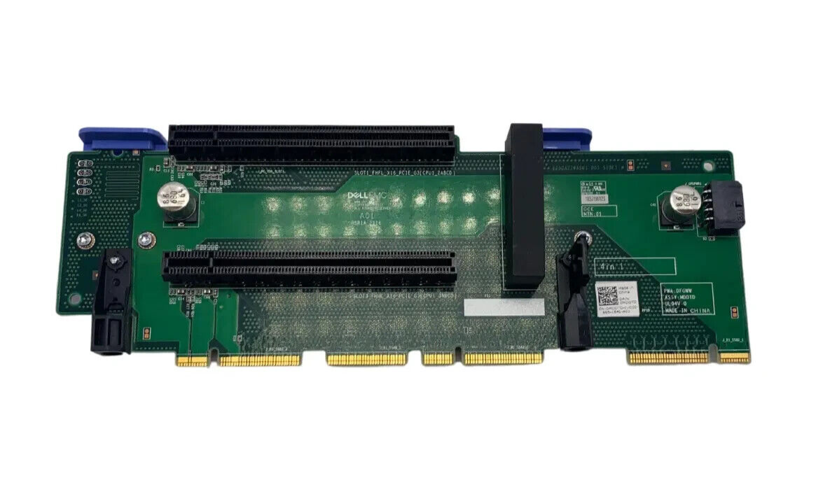 Dell MDDTD PowerEdge R740 R740XD Server Riser 1 PCI-E Board 2 x16 Slots ...