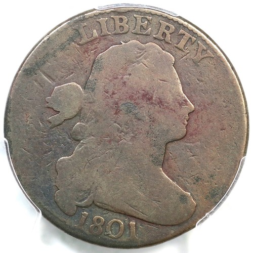 1801 NC-3 R-6+ PCGS G 6 CAC Draped Bust Large Cent Coin 1c | eBay