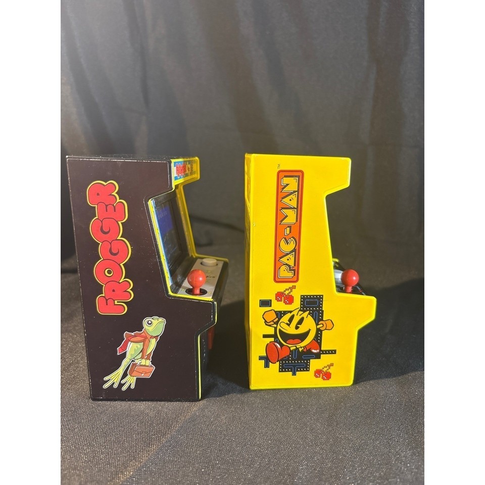Retro Mini Arcade Game Pac Man Frogger Handheld Electronic Games Lot | eBay