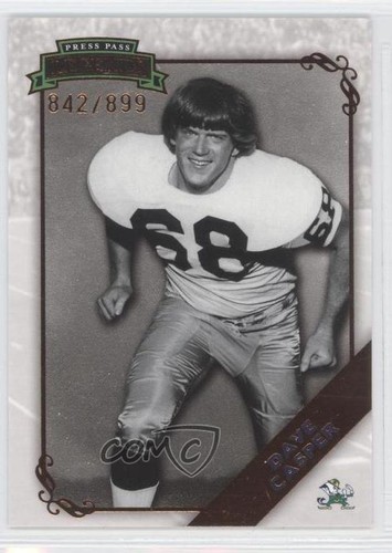 2009 Press Pass Legends Bronze /899 Dave Casper #77 HOF | eBay