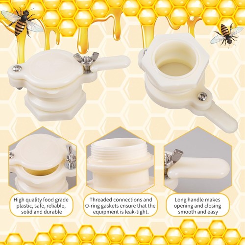 3/5 /10Pack Honey gate Valve for 5 Gallon Bucket bee hive valves 3PCS ...