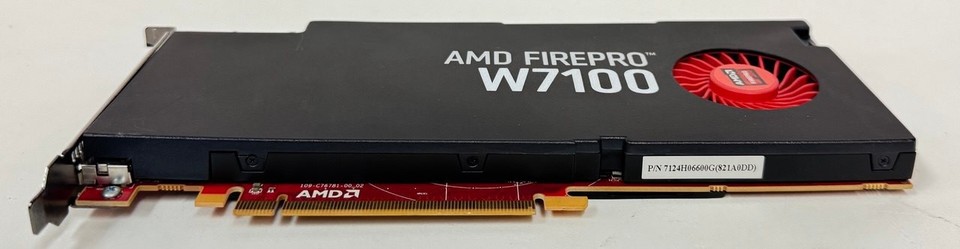 AMD FirePro W7100 8GB GDDR5 PCIe x16 4xDisplayPort Video Graphics Card ...