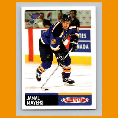 Jamal Mayers #286 2002 Topps Total St. Louis Blues Hockey Card NHL NM ...