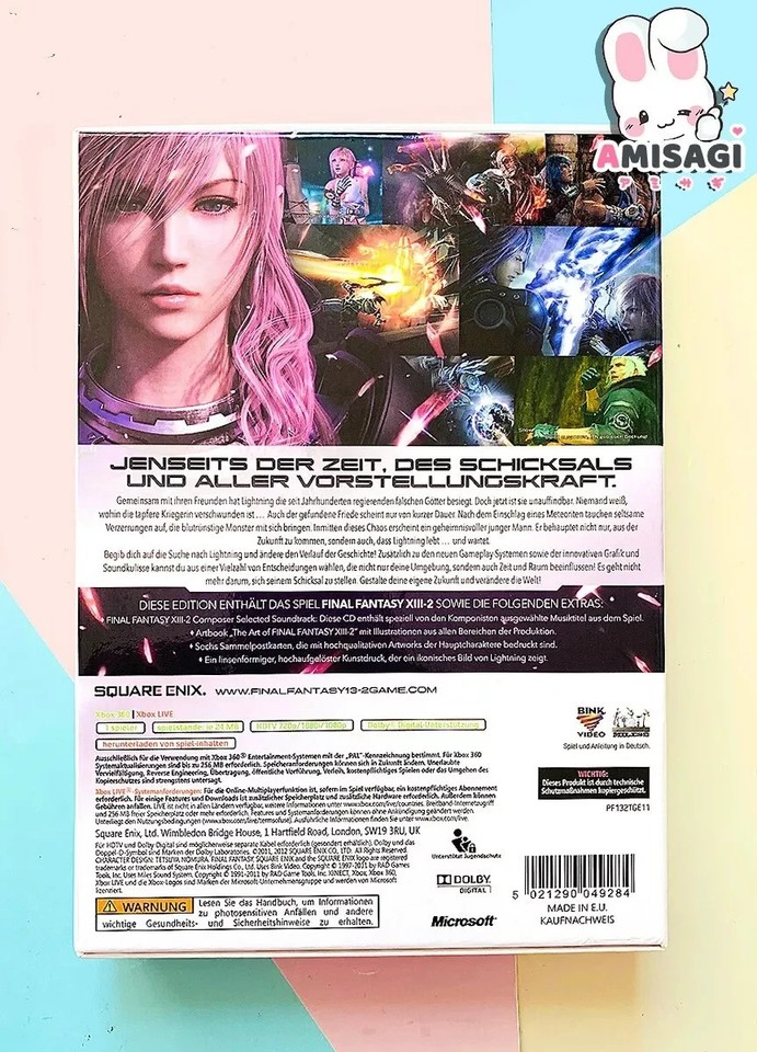 Final Fantasy Xiii-2 Limited Collector's Edition (Microsoft Xbox 360 ...