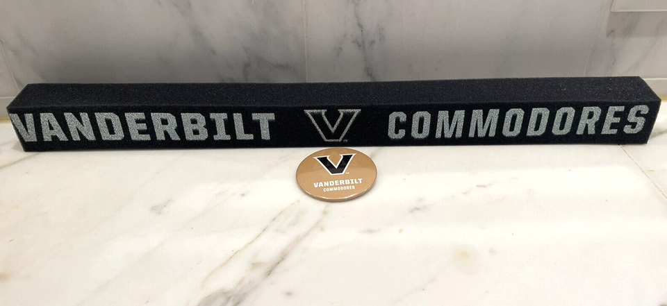 BRAND NEW Vanderbilt Commodores foam stick pin Vandy lot cheer swag fan ...