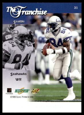 1999 Score #31 Brock Huard / Joey Galloway | eBay