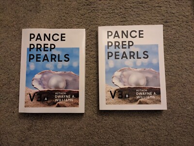 Pance Prep Pearls V3 - A & B, 2 BOOKS BUNDLE, by Dwayne WILLIAMS (2019 ...