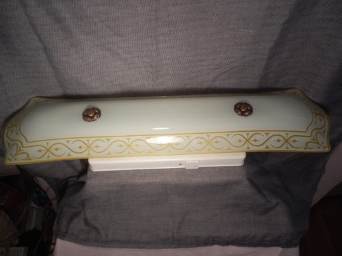 MCM Moe 24" Bathroom Vanity Wall 4 Light Fixture White/Gold Trim by ...