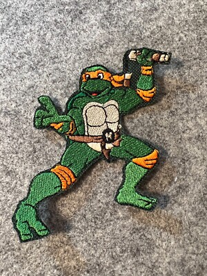 TMNT Iron on Patch Michelangelo | eBay