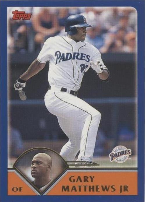 2003 Topps Traded & Rookies - Gary Matthews Jr. #T15 for sale online | eBay