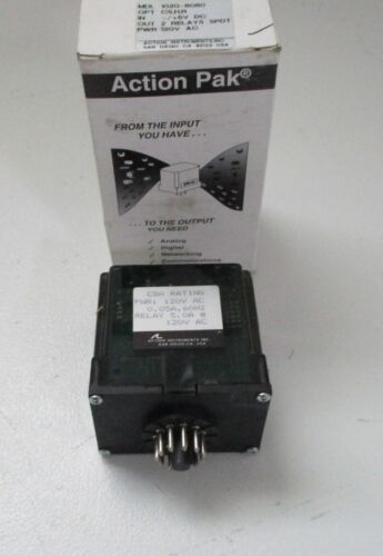 NEW Action Pak Relay 1020-6060 M, T2 -/+5VDC 2RELAYSPDT 120VAC FREE ...