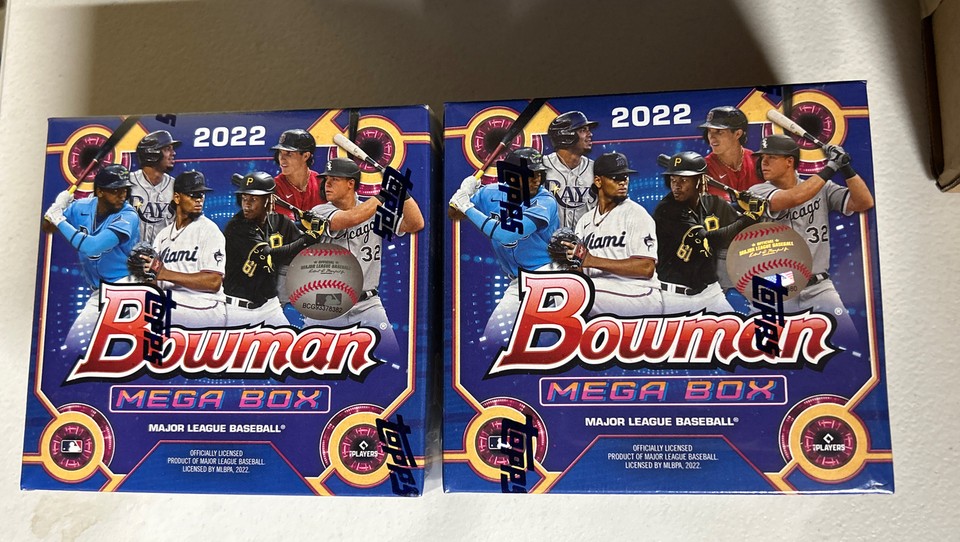 2022 BOWMAN BASEBALL MEGA BOX CHROME BOXEs BRAND NEW SEALED QUANTITY 1 ...