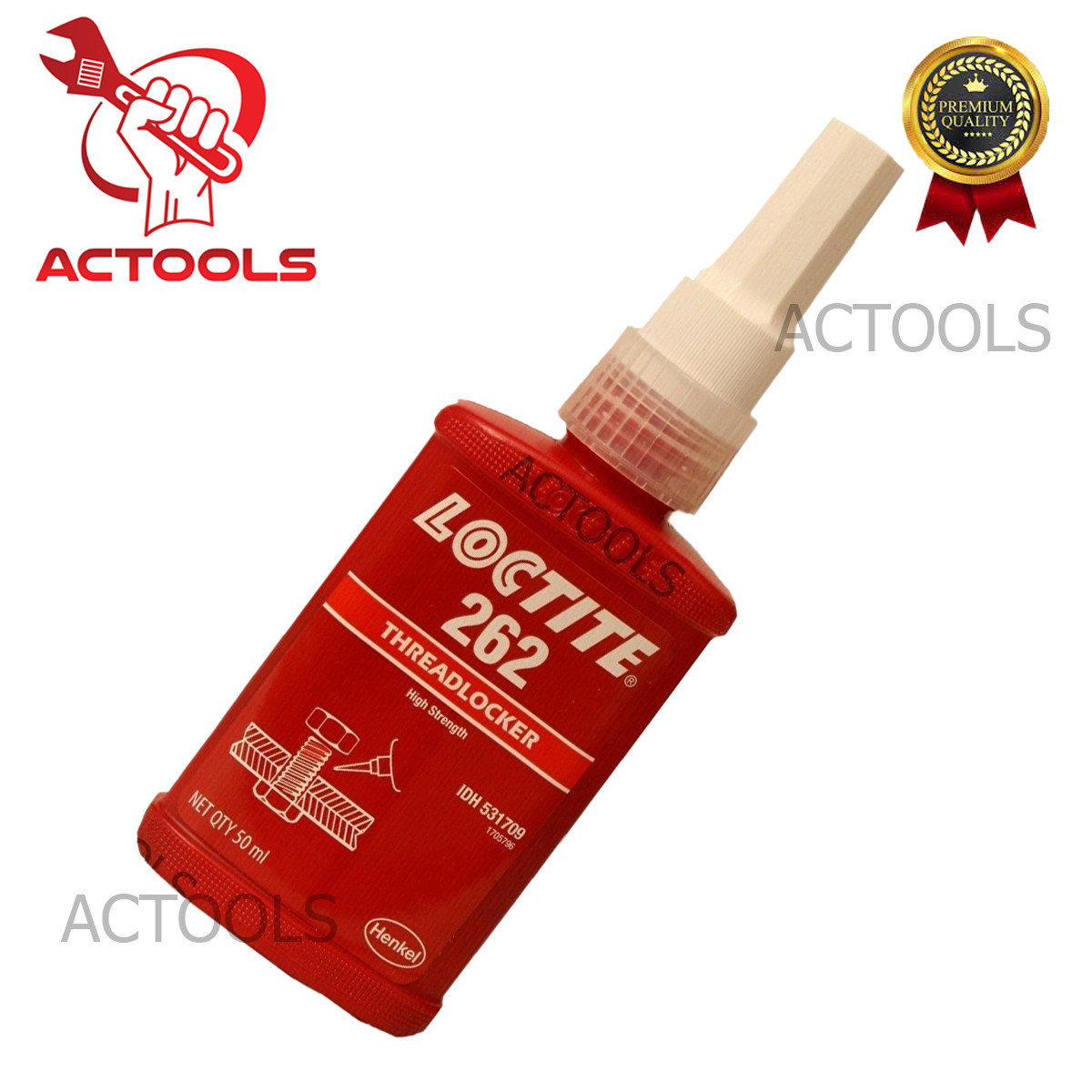 Henkel Loctite 262 50ml High Strength Torque Tension Thread locker USA ...
