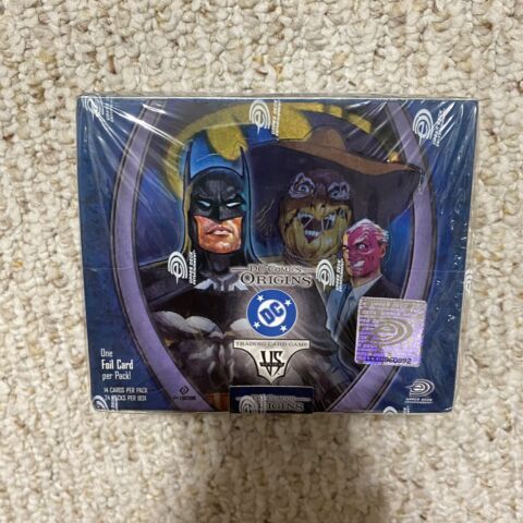 Vs System DC Comics Origins 1st Edition Booster Box Sealed new | eBay