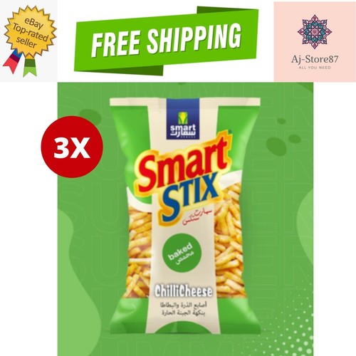 3 Pack X Smart Stix Baked Chips Chili Cheese Flavor - 70 grammes | eBay