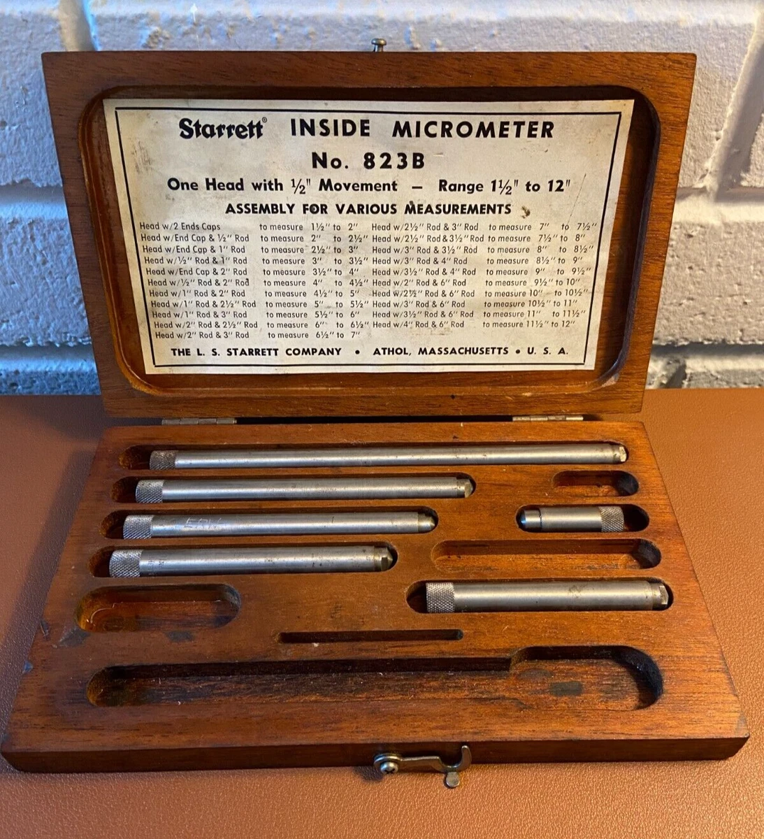 Starrett Inside Micrometer
