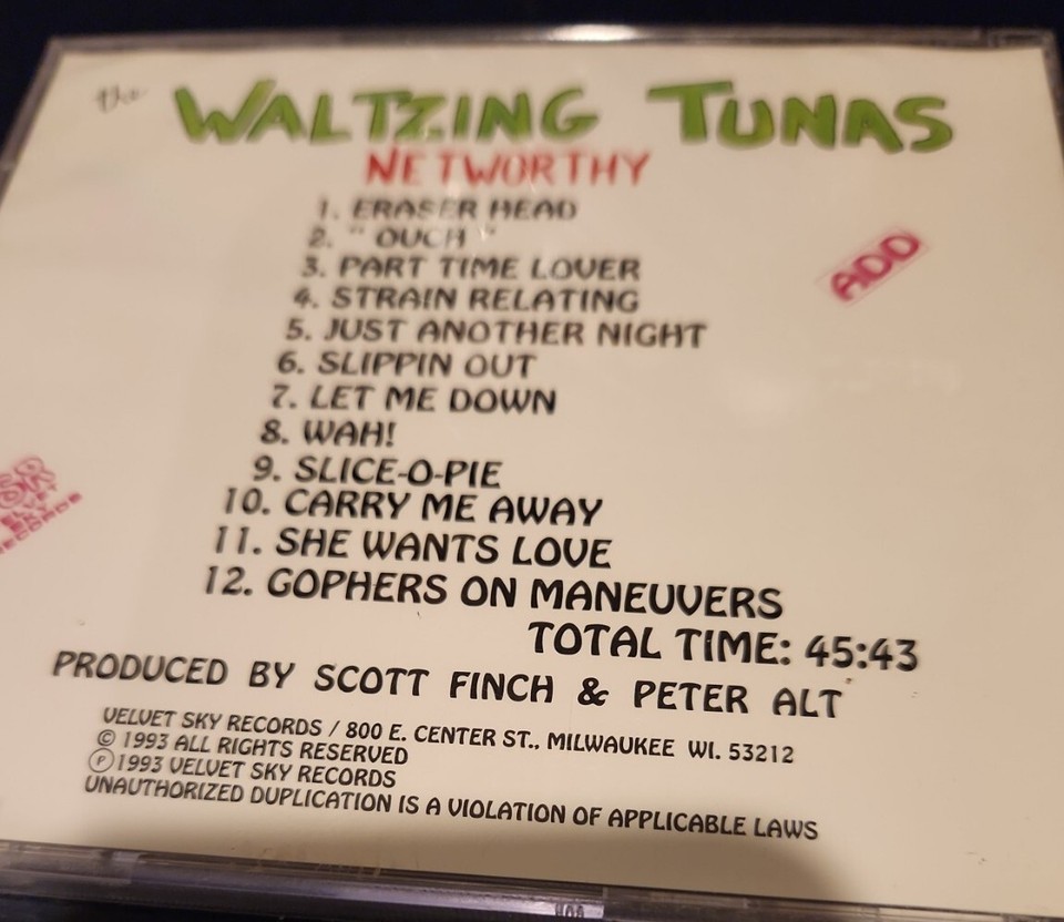 The Waltzing Tunas Networthy CD Scott Finch & Peter Alt | eBay