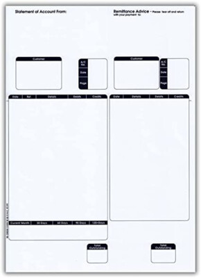 A4 Sage Statement/Remittance pack 1000 sheets, Compatible 1 Part | eBay UK