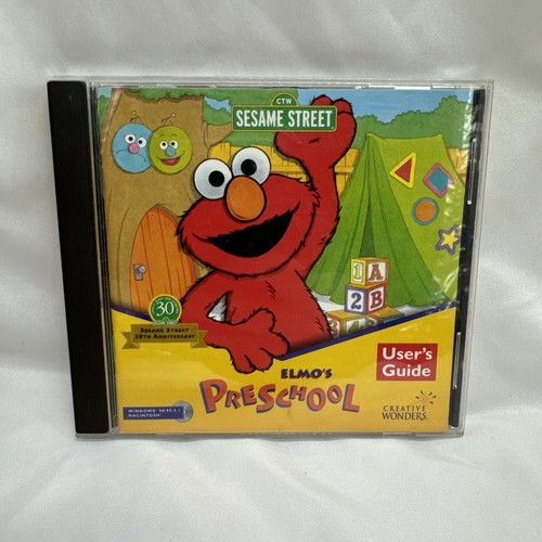 Elmo's Preschool Sesame Street PC CD-ROM Learning Educational Kids ...