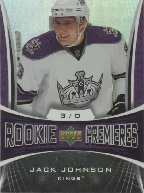 2007-08 Upper Deck Trilogy - Rookie Premieres Jack Johnson #148 /999 ...