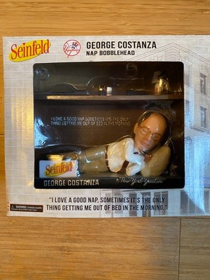 *8/21/2025 George Costanza Yankees Desk Nap Bobblehead Seinfeld *IN ...