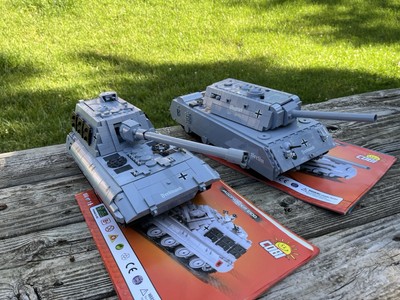 Cobi Blocks Jagdpanzer E100 3036 and Mauerbrecher 3032 World of Tanks ...