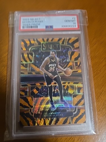 2023 Panini Select Tiger Prizm #2 Kevin Durant SSP Case Hit PSA 10 SUNS ...