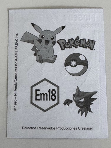 2024 Pokemon Last Evolution Sticker #EM18 Pidgeot Blue Holo LE Foil | eBay