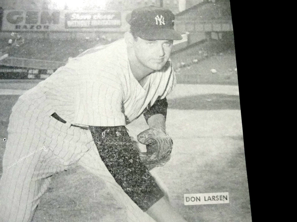 Don Larsen Signed Autograph 8x10 photo - MLB- New York Yankees+free ...