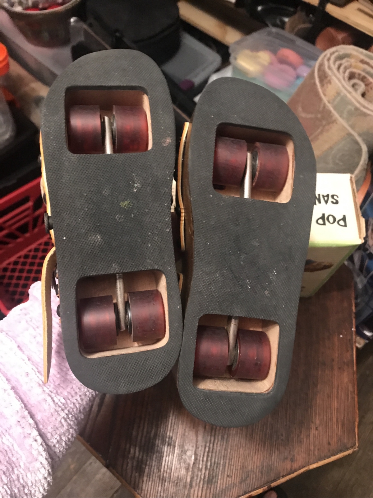 Vintage Pop Out Sandal Skate in Original Box | eBay