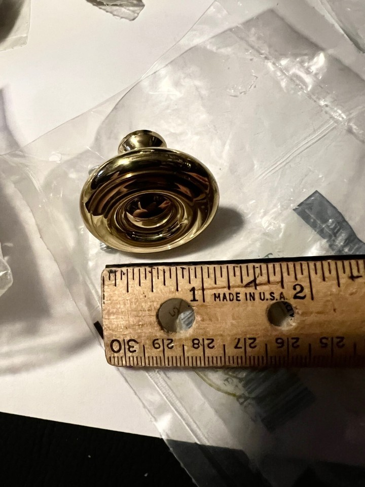 BALDWIN Lot of 5 COLONIAL BRASS METAL & SCREWS Kitchen & FURNITURE ...