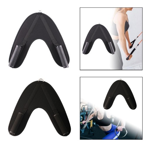 Ab Crunch Harness EVA Ab Exercise D Ring Back Exercise Shoulder Strap ...