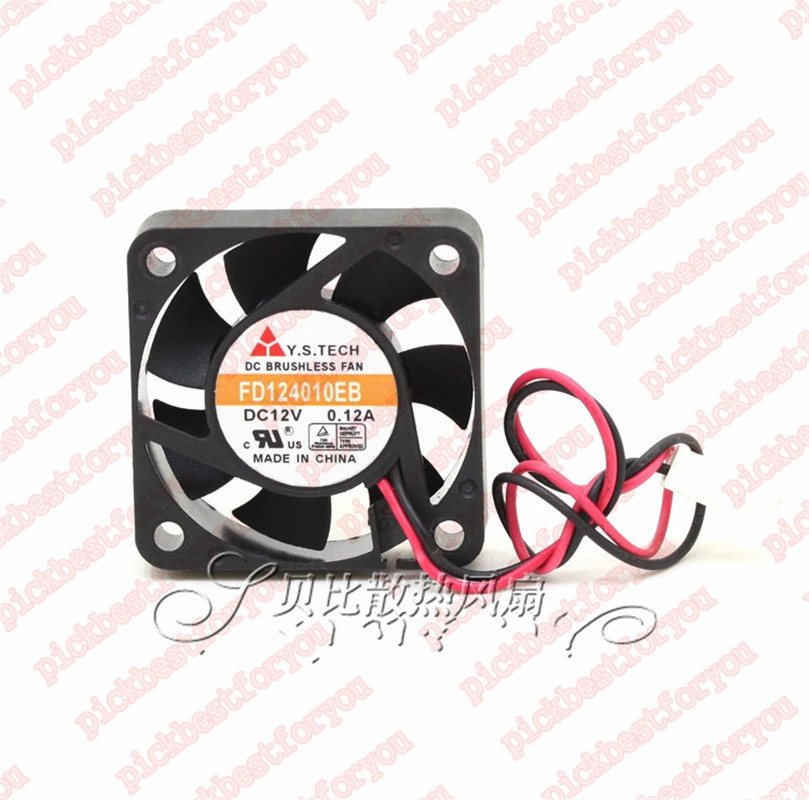 YS.TECH FD124010EB 40*40*10mm 12V 0.12A 2Pin cooling fan #M3874 QL | eBay