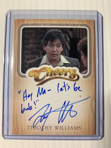 * 2025 Rittenhouse Cheers Timothy Williams On Card Inscribed Auto + 4 ...