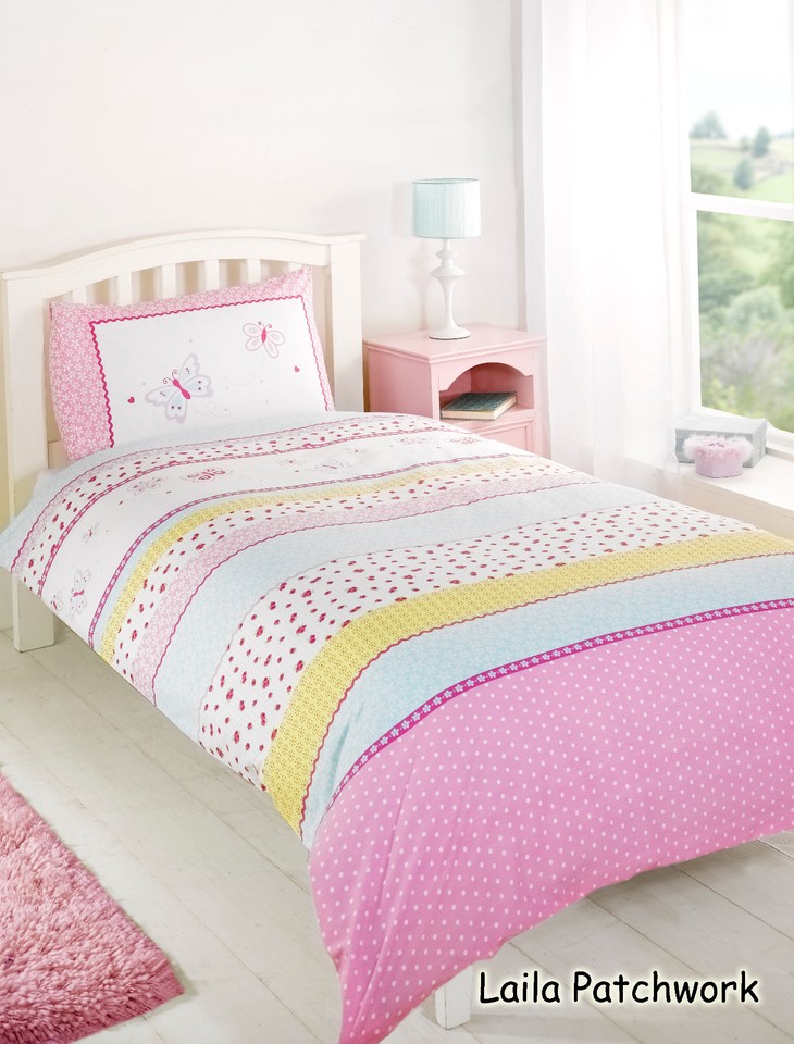 Kids Childrens Boys & Girls Single Bed Character Duvet Quilt Cover ...