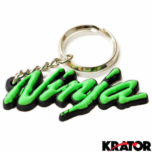 Motorcycle Key Chain Soft Rubber with Kawasaki Ninja Logo Non-Scratch ...