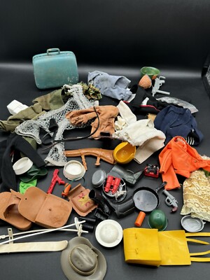 Huge Lot Of 60+ 1960s Gi Joe Action Jackson Ken Martell Hong Kong ...