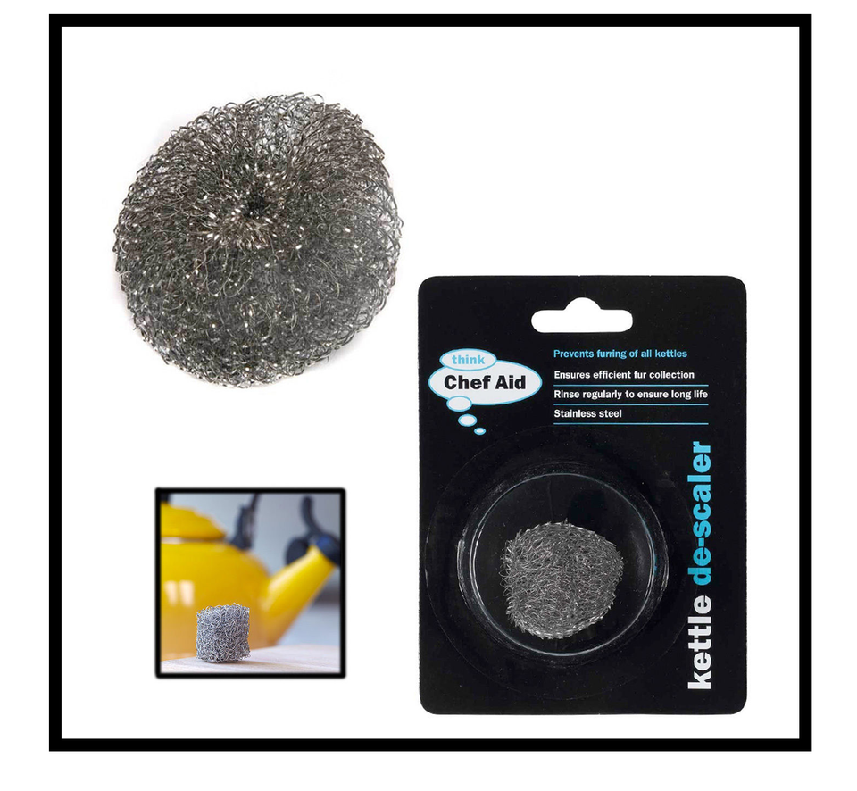 Kettle Descaler Clean Metal Mesh Chef-Aid Stainless Steel Furring ...