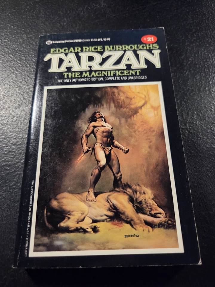 Tarzan the Magnificent #21 Edgar Rice Burroughs Ballantine High Number ...