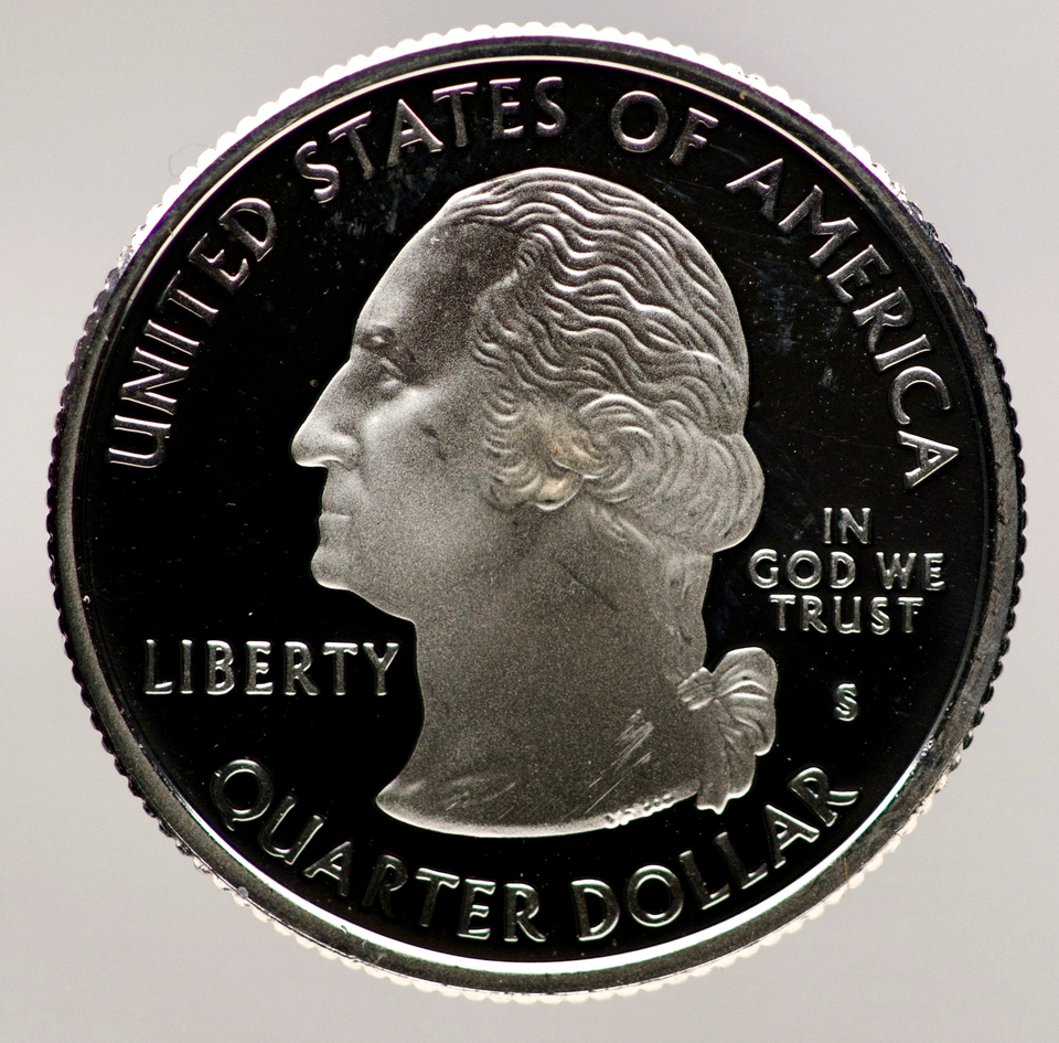 2005-S Oregon State Quarter Proof 90% Silver .1808 Troy oz Crater Lake ...