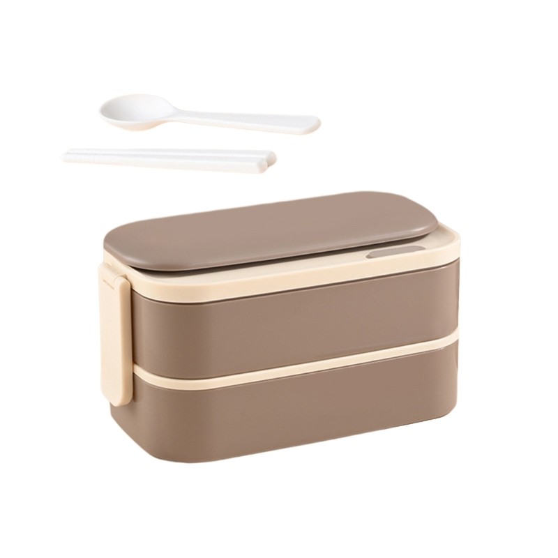 Lunch Box Double Layer Stainless Steel Lunch Bento Boxes Thermal ...