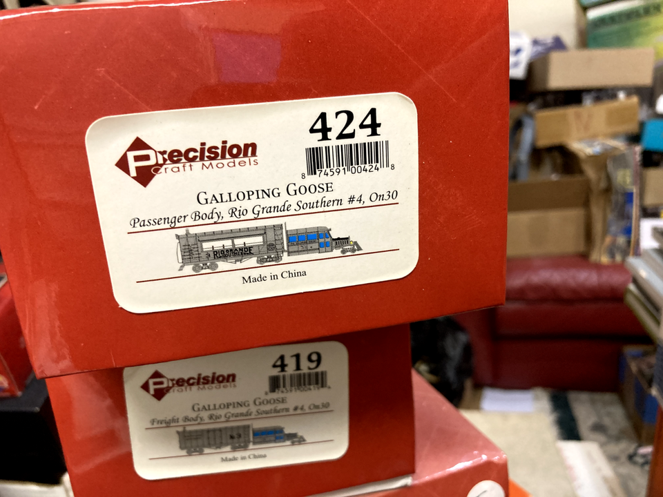 ON30 PRECISION CRAFT MODEL 424 GALLOPING GOOSE W SOUND DCC RIO GRANDE ...